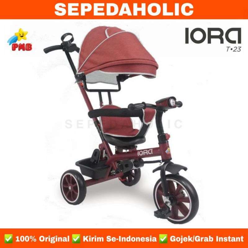 Promo Sepeda Roda Tiga 3 Pmb Iora T 23 Kursi Putar Musik Tricycle Anak ...