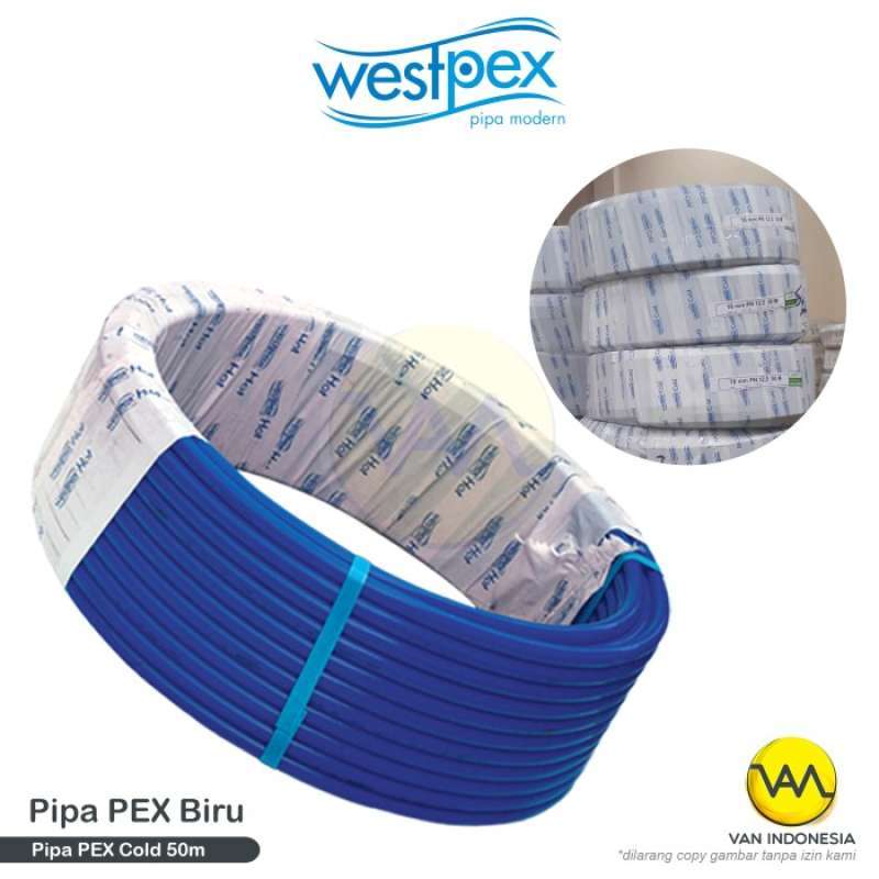 Promo Westpex Pipa Pex Biru 16Mm Pn 12.5 Panjang 50 Meter / Pipa Air Dingin Diskon 17% di Seller ...