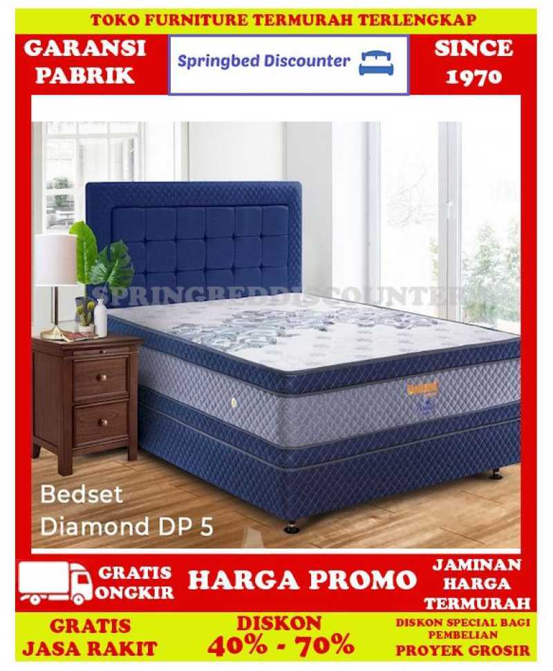 Jual Spring Bed Uniland Paradise Double Ptop Diamond Dp5 120x200 Kasur ...