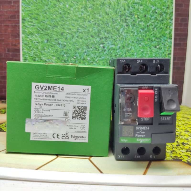 Promo Motor Circuit Breaker Schneider GV2ME14 / MCB GV2ME 14 6A-10A 3KW ...