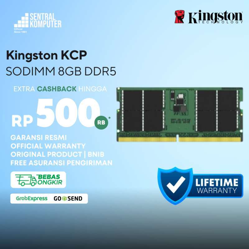 Jual Upgrade RAM Kingston DDR5 4800MHz di Seller Sentral Komputer Store - Head Office | Blibli