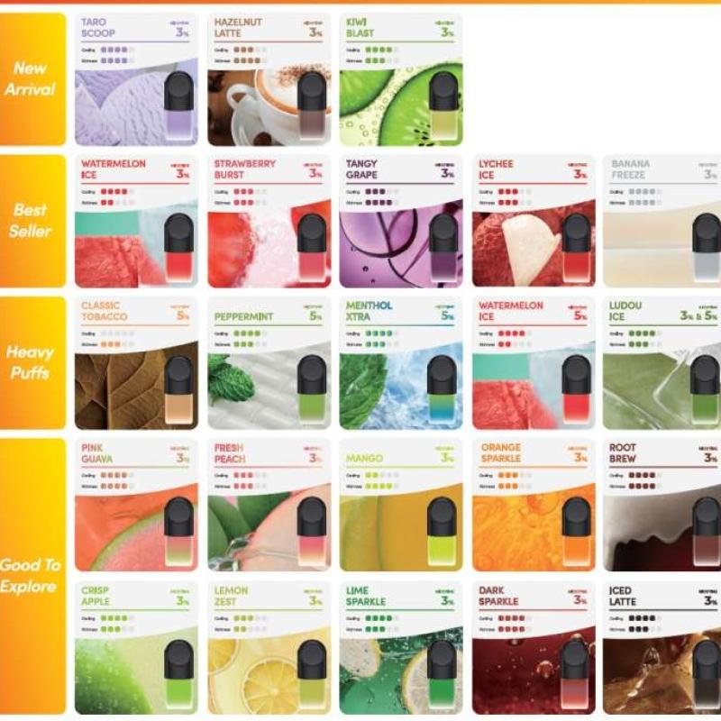 Jual Relx Pod All Flavours / Relx Pods, Rasa Dark Sparkle Di Seller ...