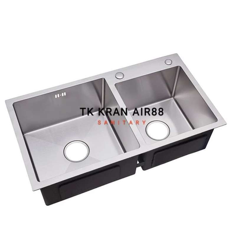 Jual Kitchen Sink 8245 Bak Cuci Piring 2 Lobang Stainless 304 Di Seller ...