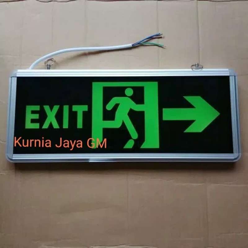Promo Lampu Emergency Exit Panah Kaca Led 2 Muka / Lampu Exit Panah 2 ... Promo Lampu Emergency Exit Panah Kaca Led 2 Muka / Lampu Exit Panah 2 ...