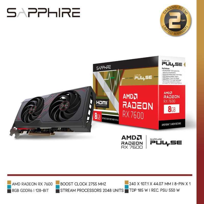 Daftar Harga Radeon Rx 550 🔥 Original & Spesifikasi Lengkap Mei 2026