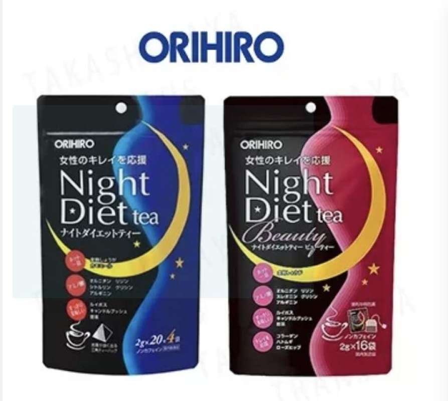 Jual ORIHIRO NIGHT DIET TEA ORIGINAL JAPAN TEH DIET JEPANG di Seller ...
