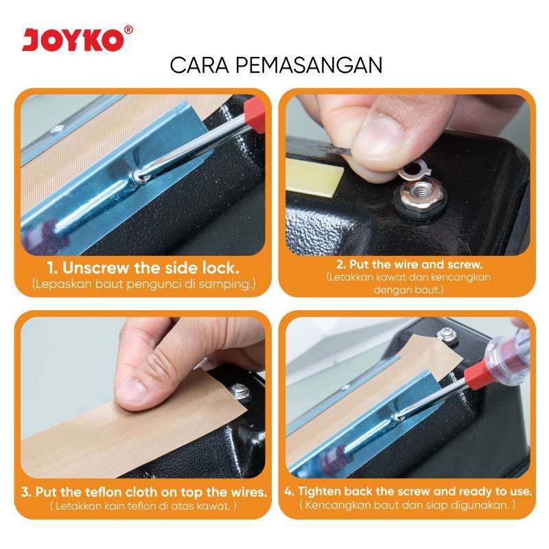 Jual Elemen Kawat Pemanas Sealer Wire Heating Element For Sealer Joyko ...