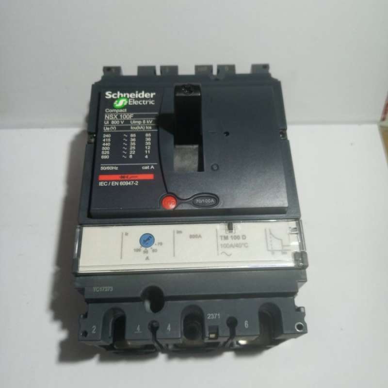 Promo mccb/Nfb/breker compact nsx100f 3phase 100a 36k.a schneider ...