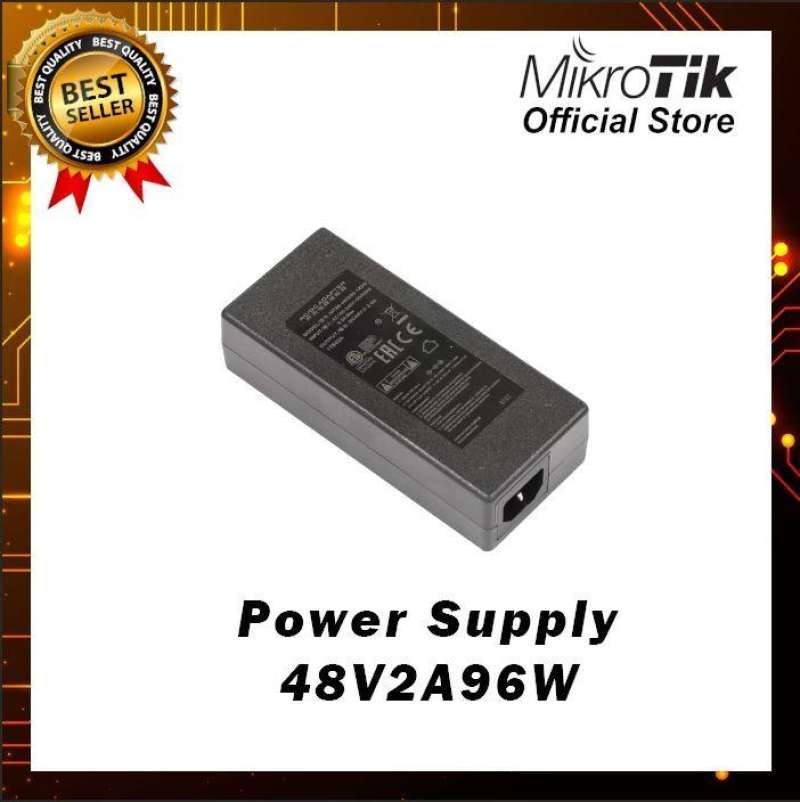 Jual MikroTik POW 48V2A96W Power Supply 48 Volt 2 Ampere 96 Watt di ...