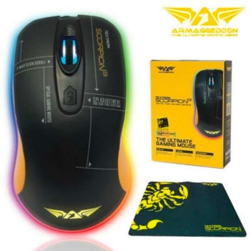 Promo Mouse Gaming Armagedon Scorpion 3 Diskon 17% di Seller Mahanani ...