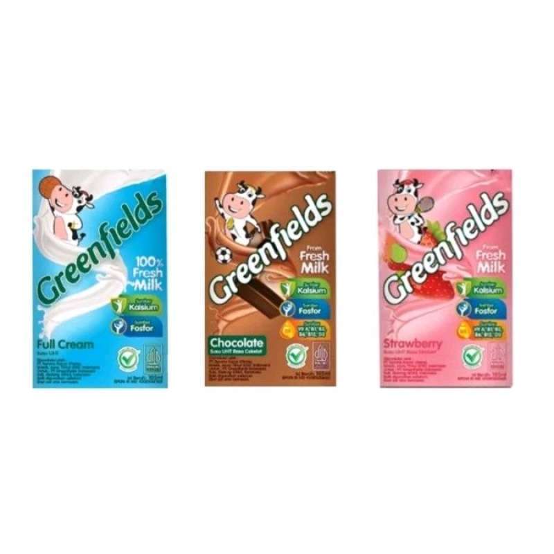 Jual Susu UHT GREENFIELDS 105 ML Susu GreenFields Susu Uht Anak Susu ...