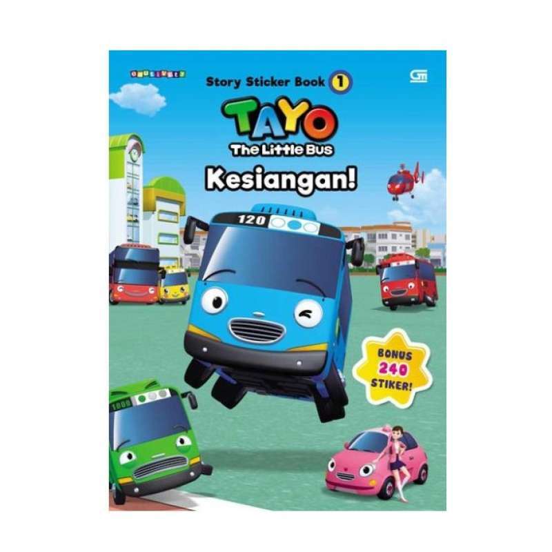 Promo Tayo The Sticker Bus 1: Tayo The Little Bus: Kesiangan! Diskon 20 ...