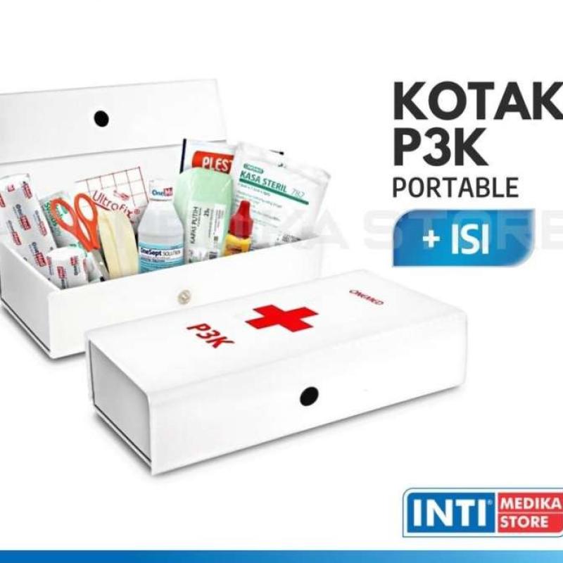 Jual ONEMED - Kotak P3K + Isi (Set) / Kotak P3K Mobil + Isi di Seller ...