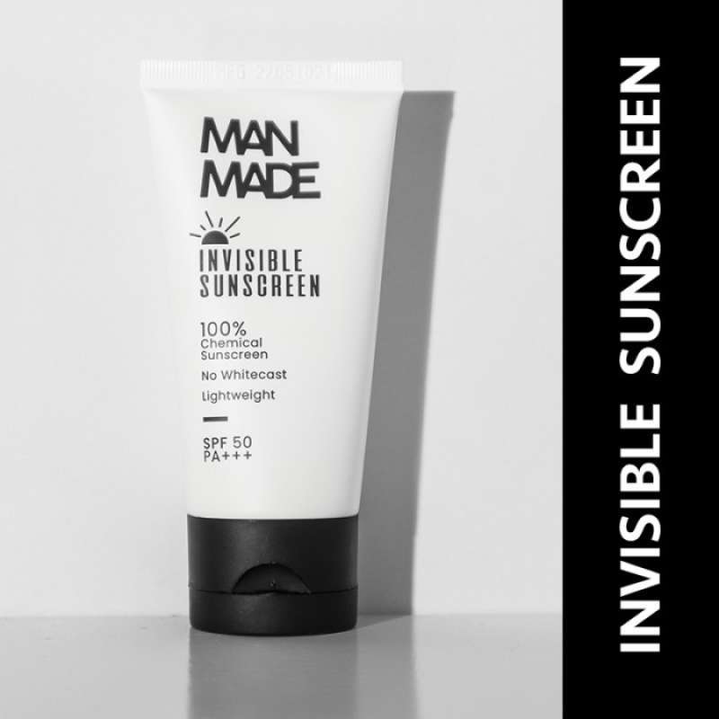 Promo Man Made Invisible Sunscreen Spf 50 Pa+++ Diskon 33% di Seller ...