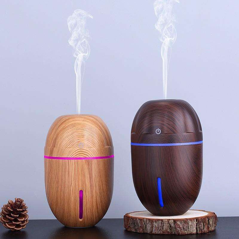 Jual Humidifier Aroma Essential Oil Diffuser Wood Design Isi 300ml J010 ...