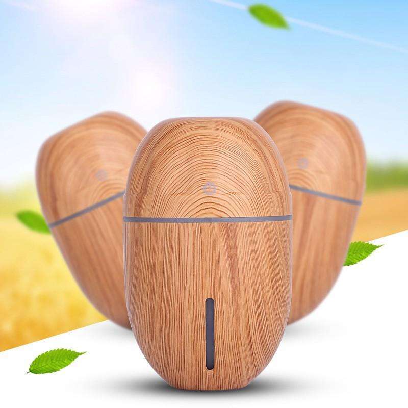 Jual Humidifier Aroma Essential Oil Diffuser Wood Design Isi 300ml J010 ...