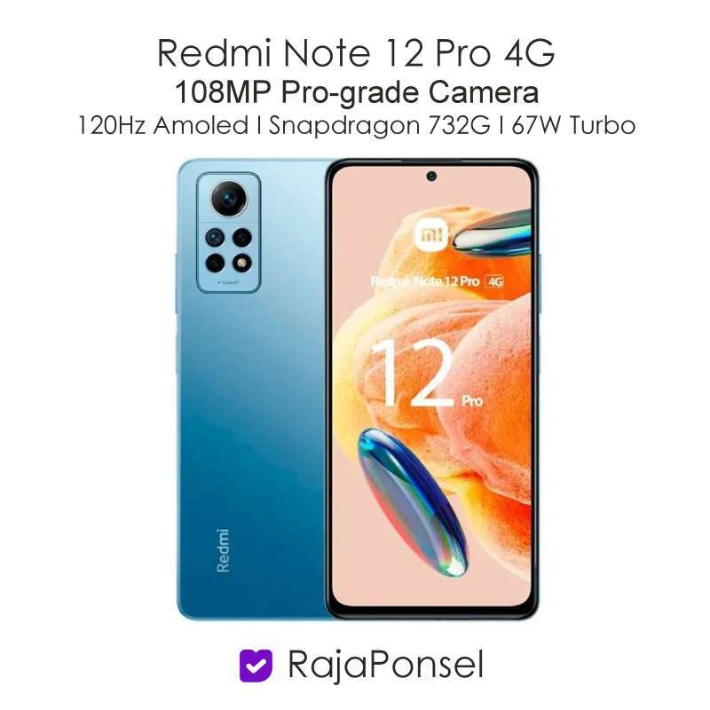 Jual Xiaomi Redmi Note 12 Pro RAM 8/256GB 108MP Pro-grade Snapdragon ...