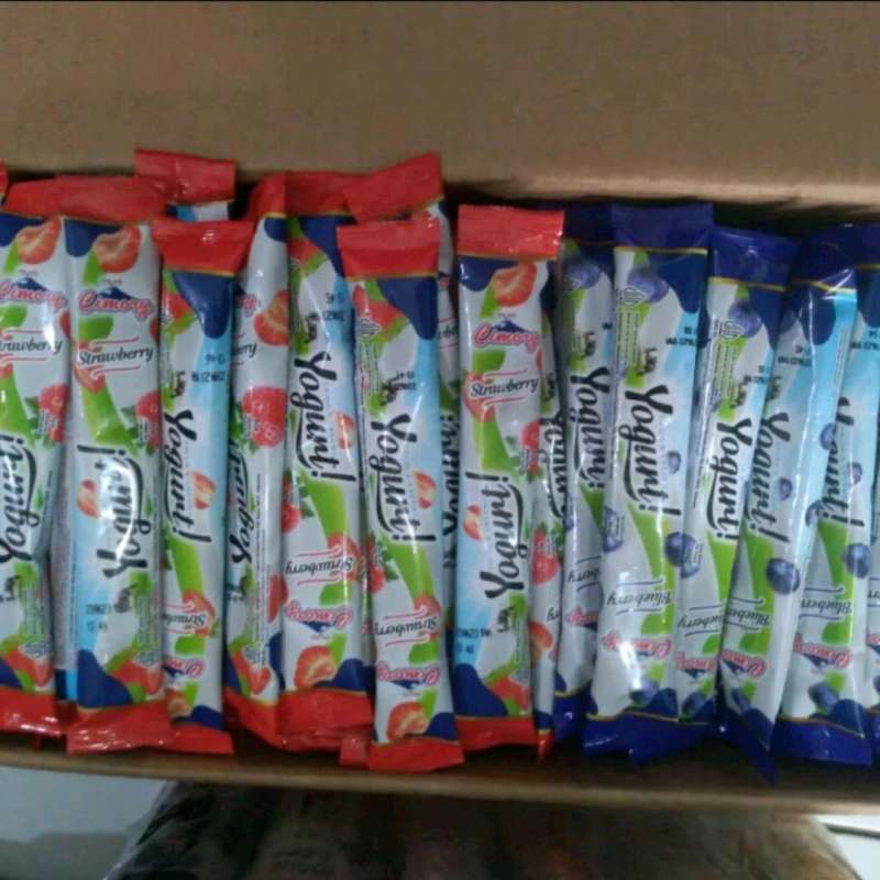 Jual Cimory yogurt stick 40gr blueberry 1 karton isi 100pcs di Seller ...