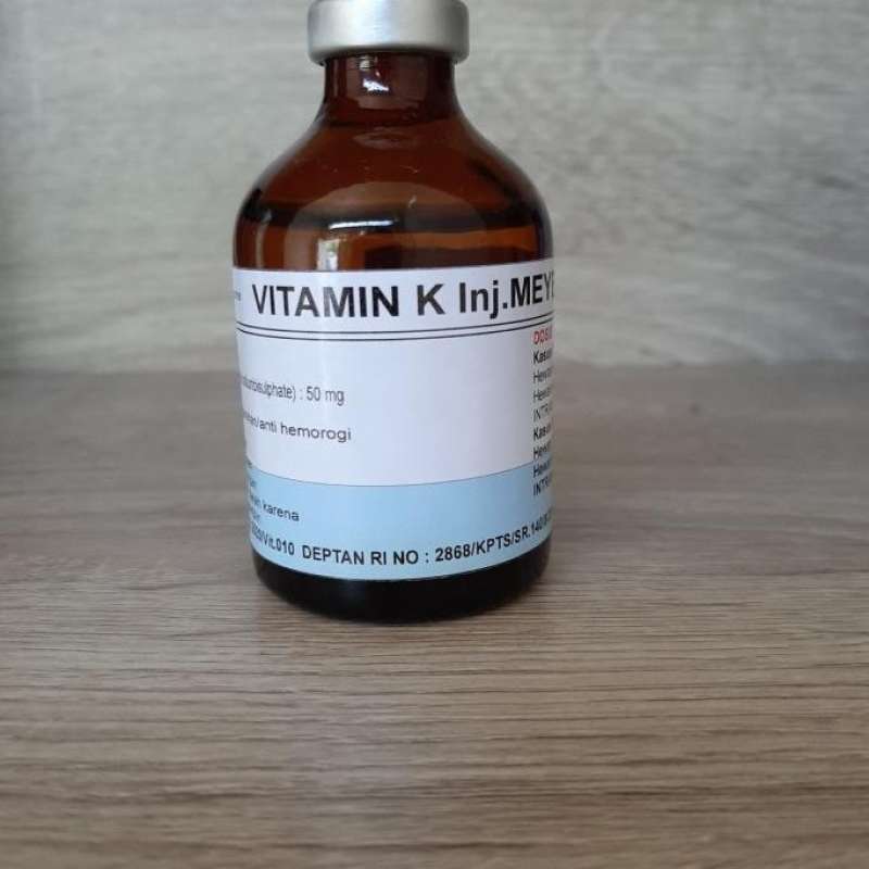 Promo [siap Kirim] Vit K Injeksi Meyer - 50 Ml (anti Perdarahan Hewan ...