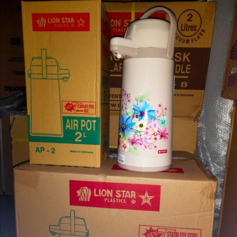 Jual Lion Star Ap-2 Termos Air Panas / Thermos Air Pot 2 Liter Kode Br06 di Seller Bahari ...