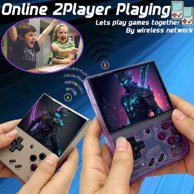 Jual Miyoo Mini Plus 64gb - Retro Handheld Gaming Console 3.5-inch Ips ...
