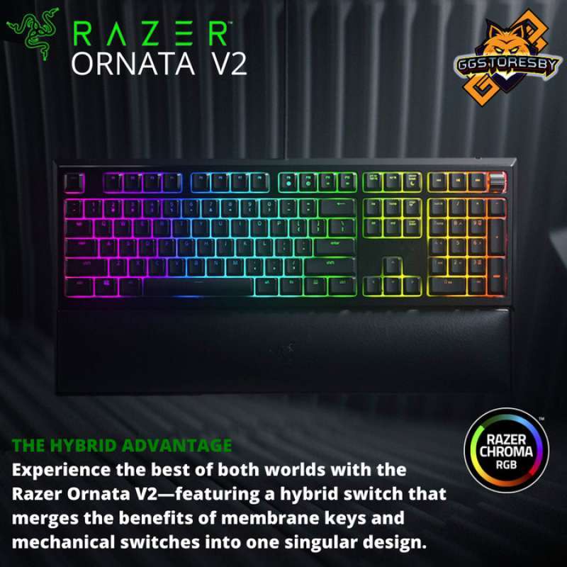 Promo Razer Ornata V2 Rgb Chroma Mechanical Gaming Keyboard Diskon 17% ...