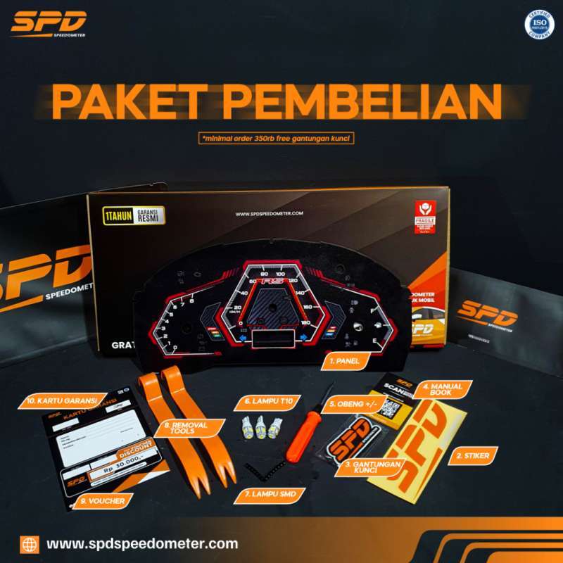 Jual Ready Stock Panel Speedometer Custom Toyota Vios Gen 1 - Spd ...