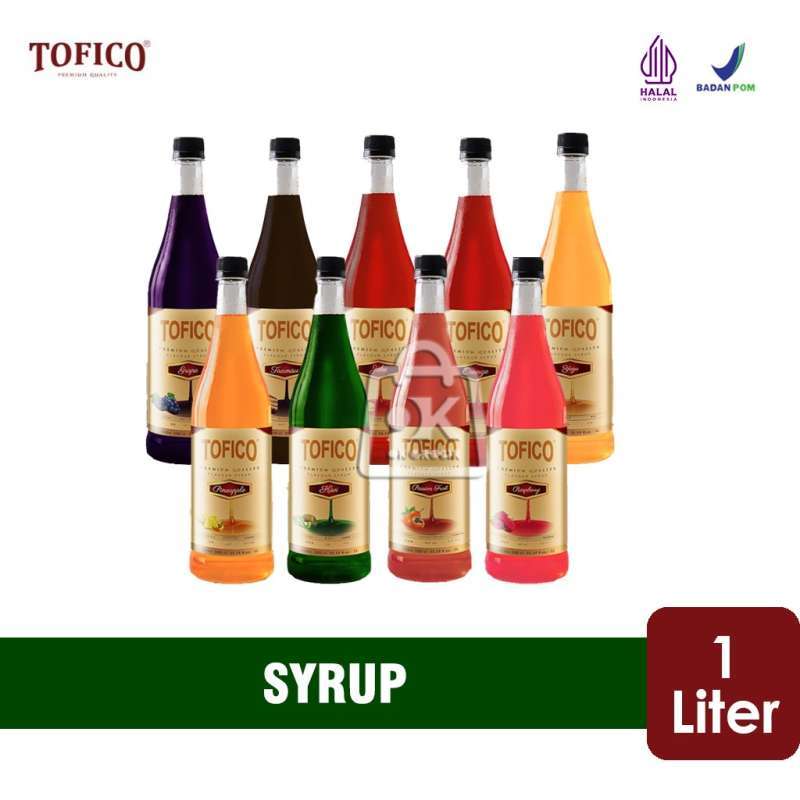 Promo Syrup Tofico All Varian Rasa (Botol Plastik 1 Liter) Diskon 20% ...