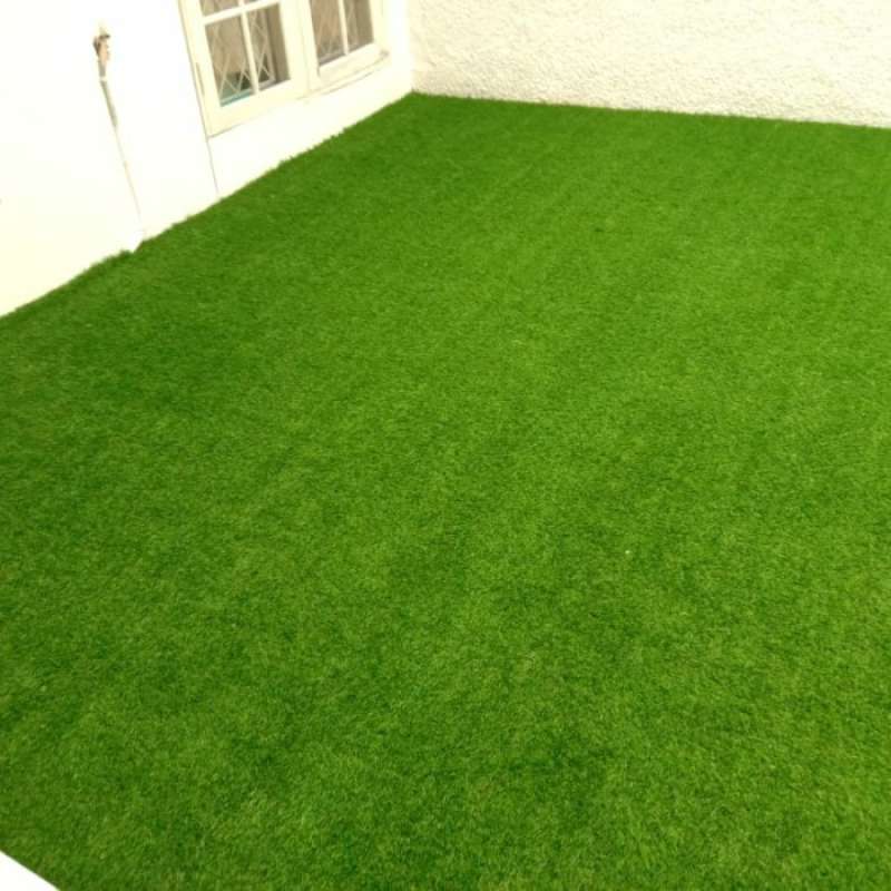 Promo Rumput Sintetis Tipe Swiss Tebal 3Cm 1x1M Untuk Taman & Teras ...