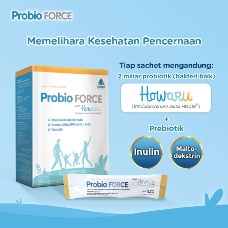Promo WHS - Probio Force [1 Box @10 Sachet] - Suplemen Saluran ...