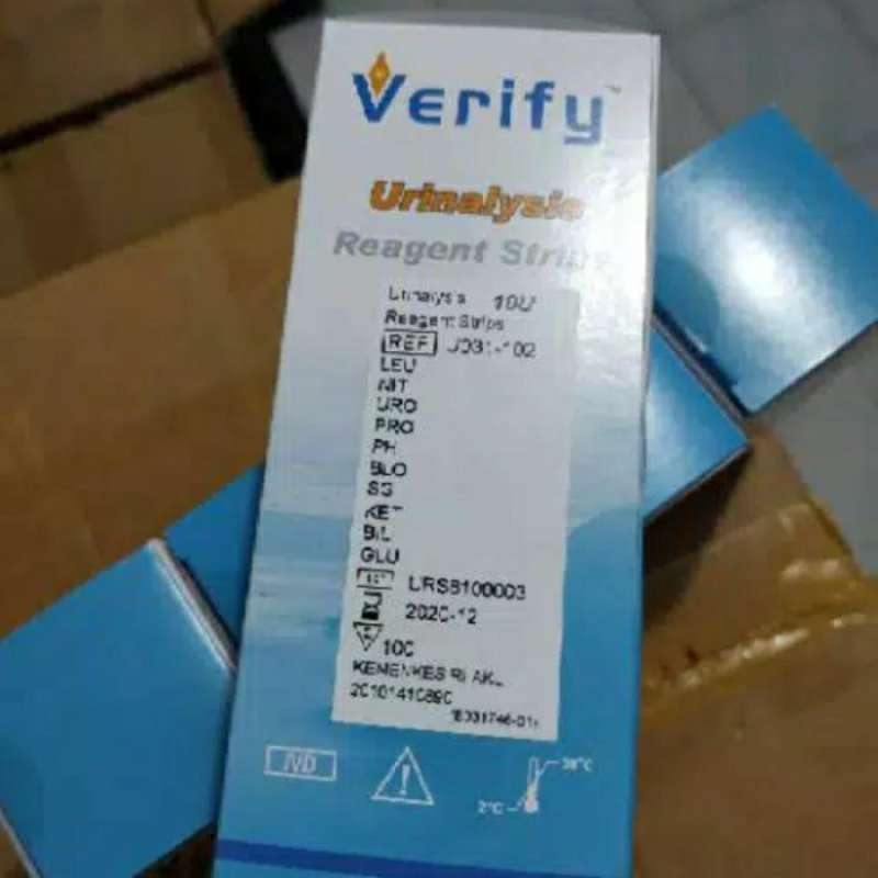 Jual Tes Urin Merek Verity / Urinalysis Reagent Strip / Strip Tes Urin ...