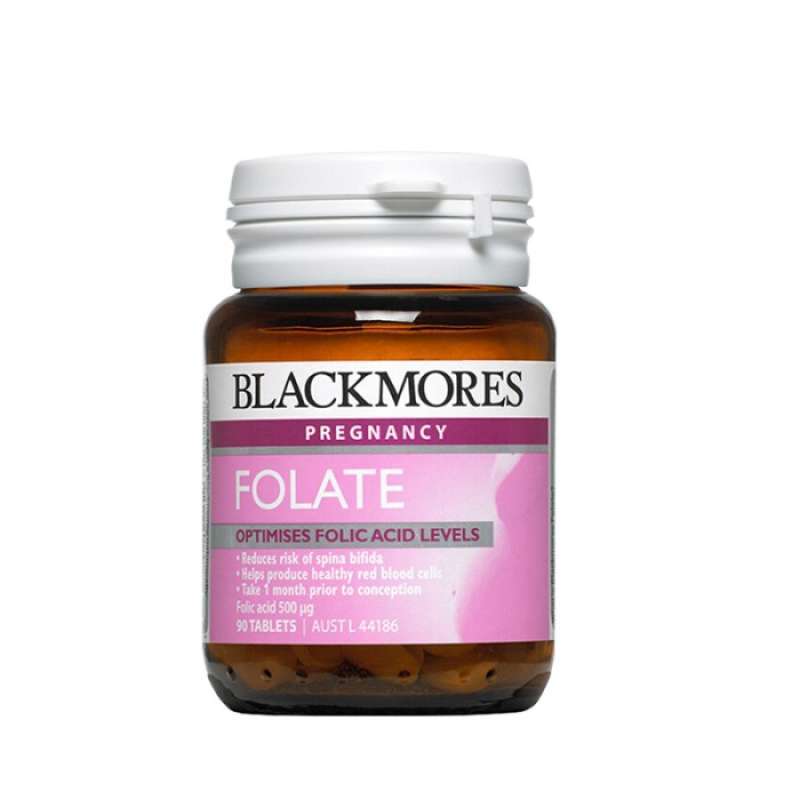 Promo Blackmores Pregnancy Folate Optimises Folic Acid Levels 90 ...