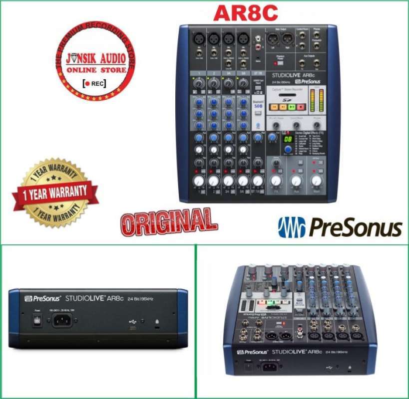 Promo PreSonus StudioLive AR8c Hybrid Digital/Analog Performance Mixer Diskon 33% di Seller ...
