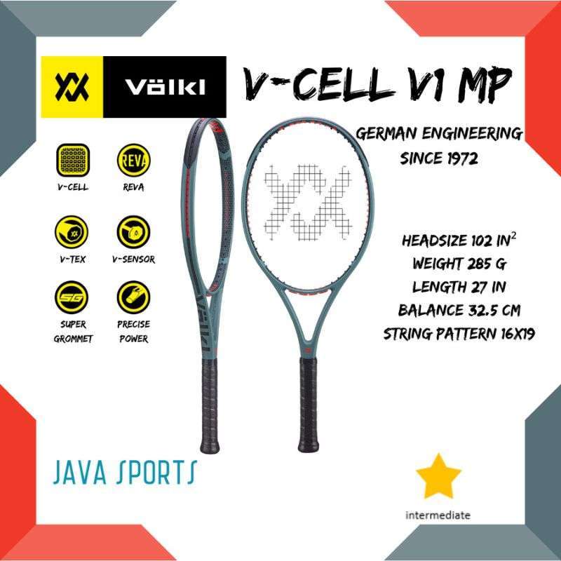 Promo Raket Tenis Volkl V-cell V1 Mp Original | Medium | 102 In² | 285g Diskon 6% Di Seller Java ...
