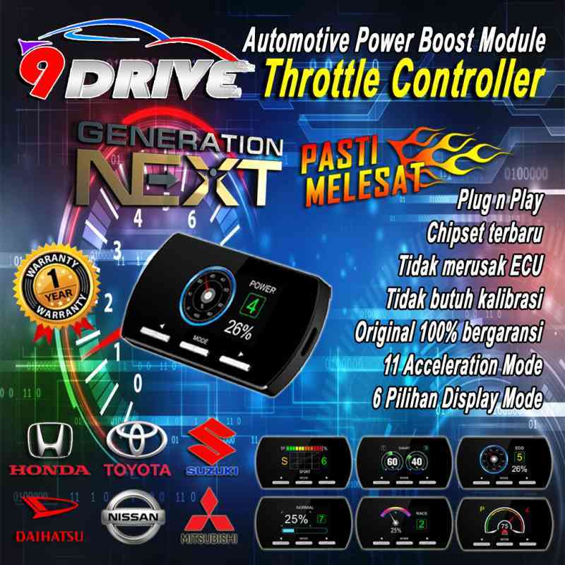 Jual New Upgrade F2 9 Drive Piggyback Remap Ecu Brio Avanza Calya Ayla Sigra Agya Brv Mobilio ...