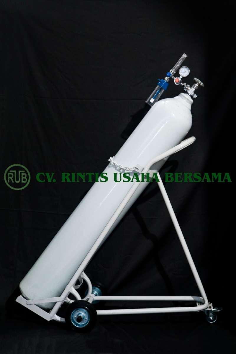 Promo Tabung Oksigen 6M3 Lengkap (Tabung, Isi, Troly, Regulator, Dan ...
