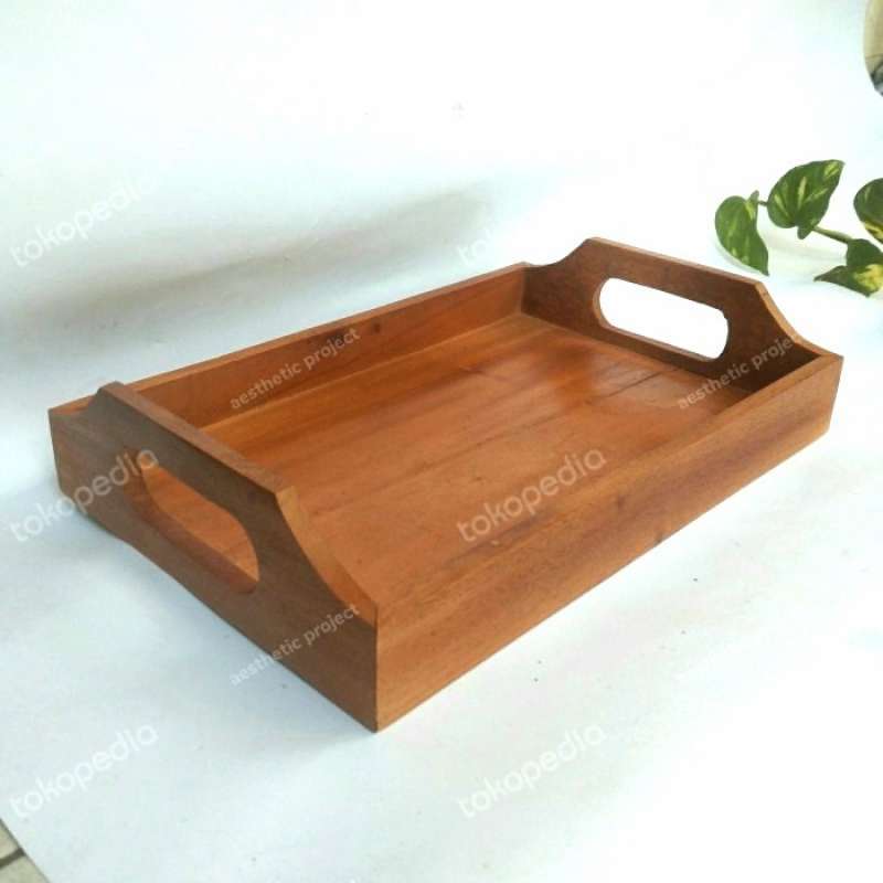 Promo Nampan Kayu / Baki Kayu / Tray Kayu / Wooden Tray Diskon 33% di ...