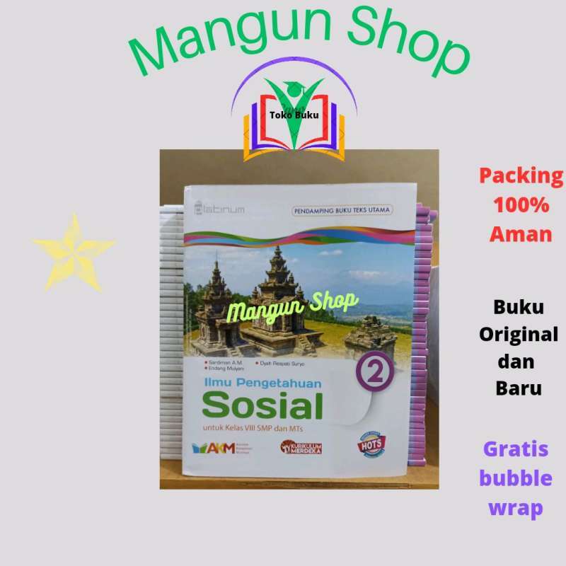 Jual Buku Ilmu Pengetahuan Sosial Kelas VIII.8 SMP Kurikulum Merdeka Platinum di Seller Mangun ...
