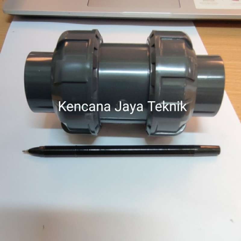 Promo Ball Check Valve Union PVC 2 inch / Ball Check Double Watermur ...