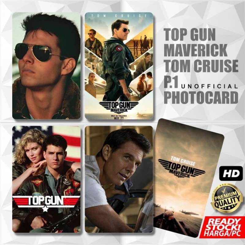 Promo Photocard Top Gun Maverick Tom Cruise Part 1 Kartu Koleksi Photo ...