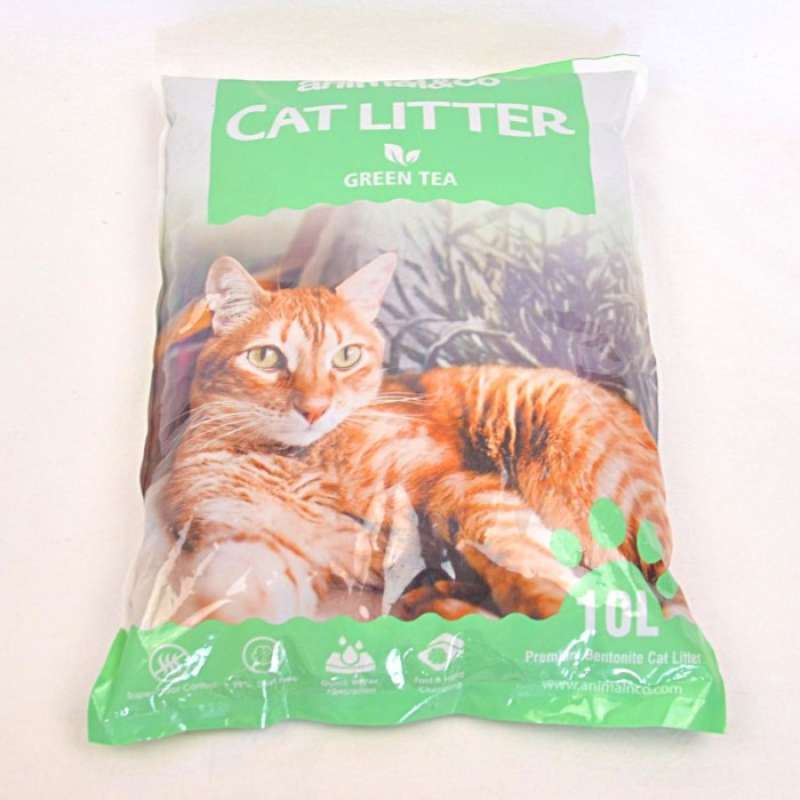 Promo Animal&Co Pasir Kucing Bentonite Cat Litter Green Tea 10L Diskon ...