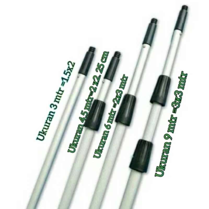 Promo telescopic pole ukuran 3 meter Diskon 33% di Seller Toko Diranata ...