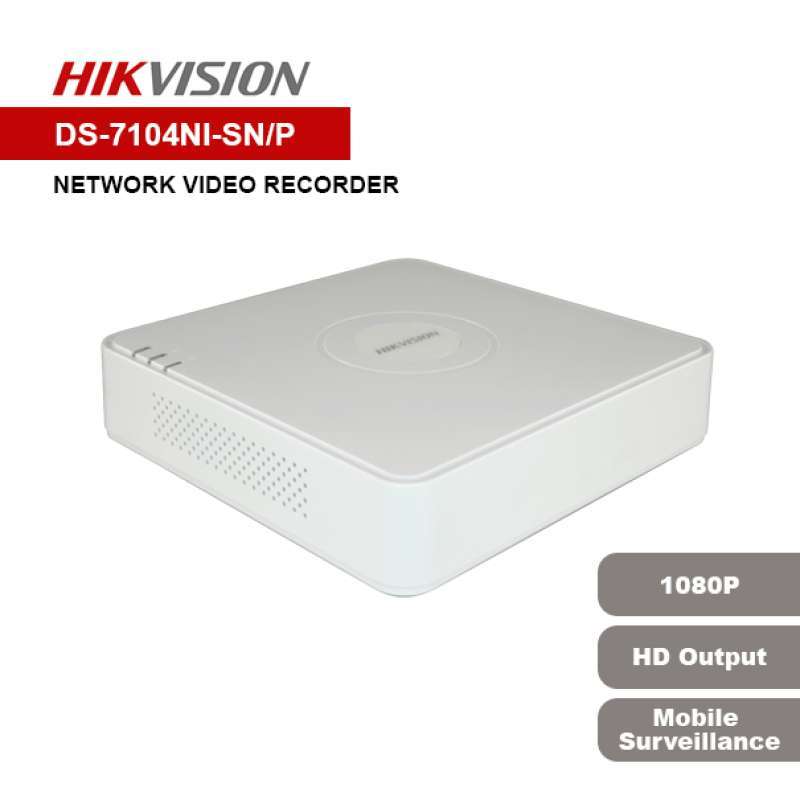 Jual Hikvision NVR DS-7104NI-SN/P IP Cam CCTV Ex-Display di Seller ...