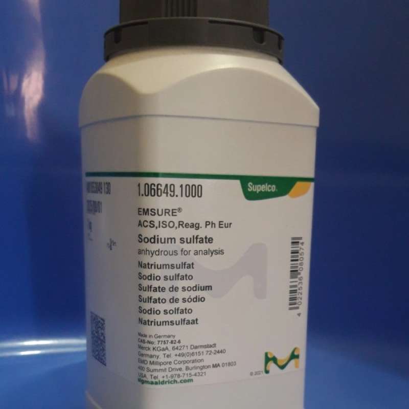 Jual Sodium Sulfate Merck/sodium Sulfat/natrium Sulfate 100gram Di ...