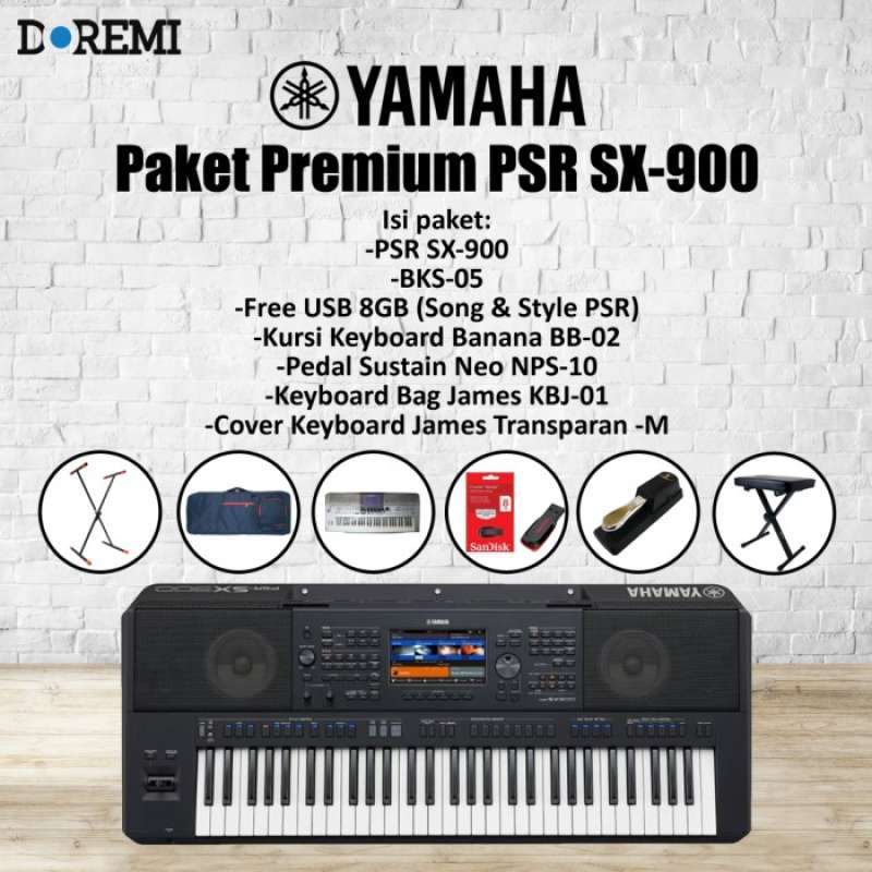 Jual Paket Premium Keyboard Yamaha PSR SX-900 / Keyboard PSR SX-900 di ...