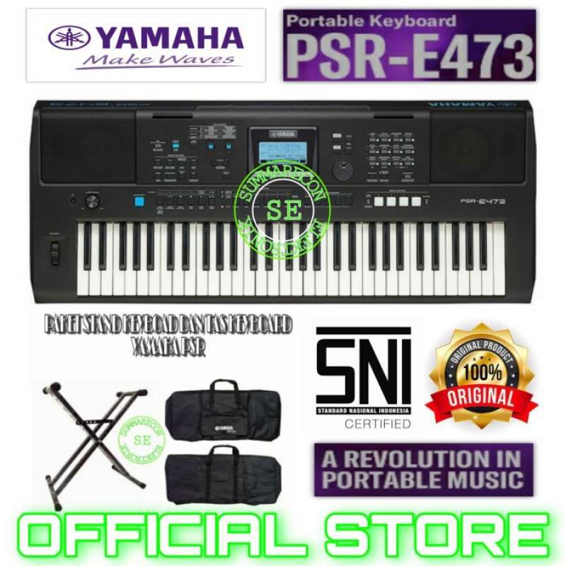 Jual Keyboard Yamaha Psr E473 Original Resmi Portable Yamaha Di Seller Gamelan Store - Tugu ...