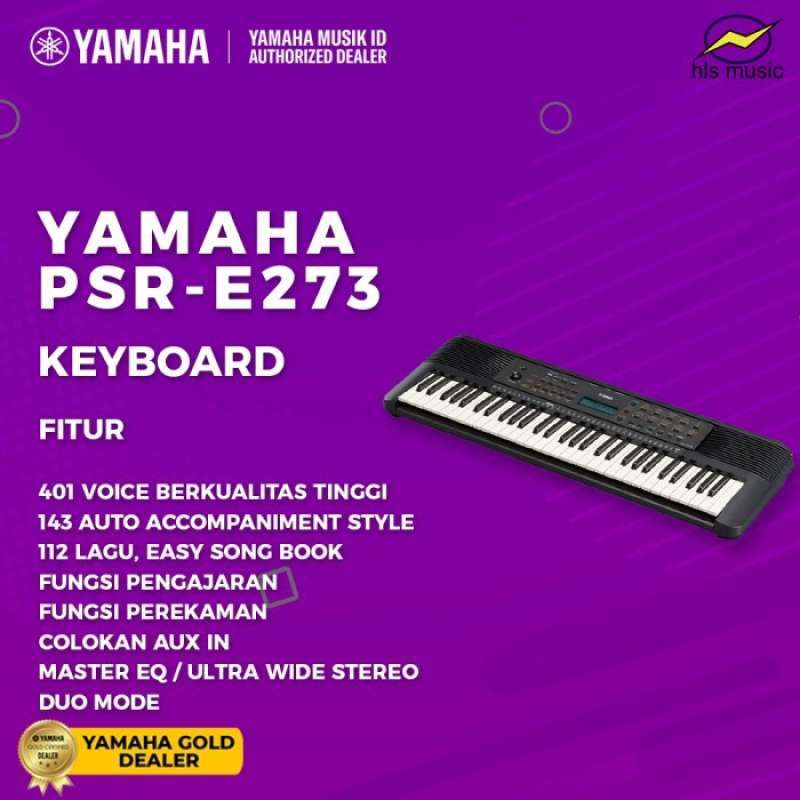 Promo Yamaha PSR-E273 Portable Keyboard Diskon 33% di Seller Gamelan Store - Tugu Selatan, Kota ...