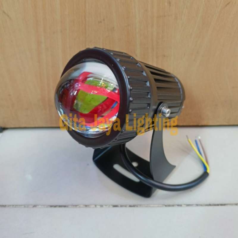 Promo Lampu Taman Led Kaca Cembung 15 Watt Sorot Spotlight 220 Volt ...