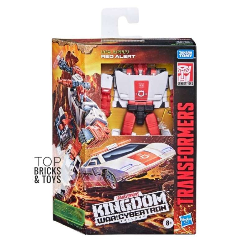 Promo HASBRO, Transformers WFC Kingdom Deluxe WFC-K38 Red Alert Diskon ...