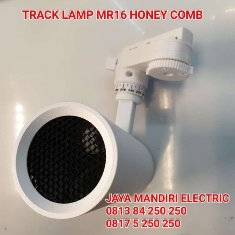 Promo KAP LAMPU REL RELL MR16 HONEY COMB TRACK LAMP LED SOROT JARING ...